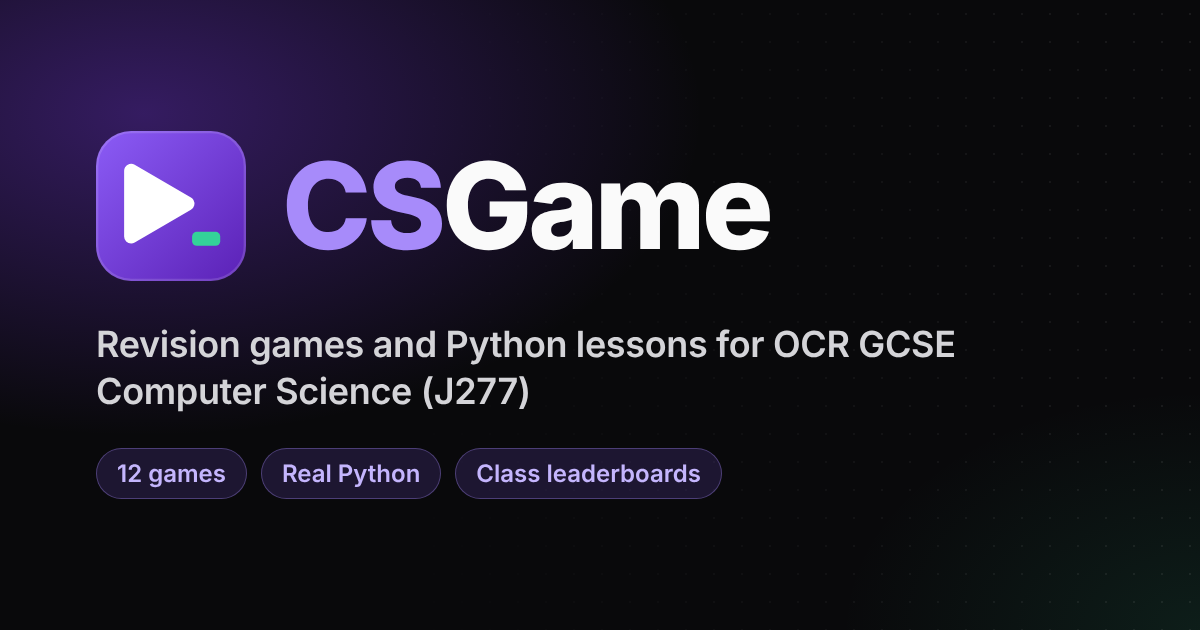 Hello, Python! – CSGame